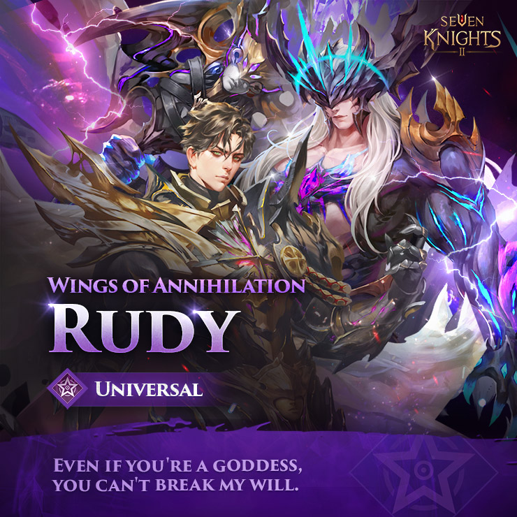 [Hero Sneak Peek] Wings of Annihilation Rudy - Seven Knights 2 Official ...